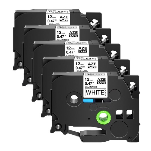 5-Pack Tape for Brother TZe-231 Laminated P-Touch PT D200 D210 H100 ...