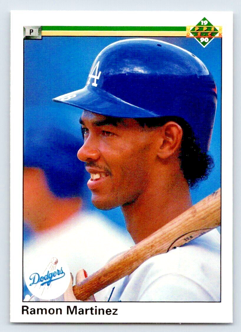 1990 Upper Deck #675 Ramon Martinez Pitcher Los Angels Dodgers FREE ...