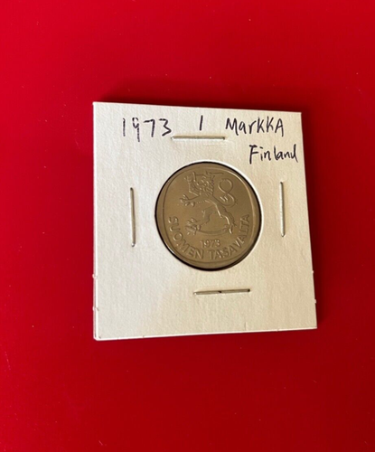 Moneta 1 MARKKA Finlandese Del 1973 - Bella Moneta Del Mondo !!! | eBay