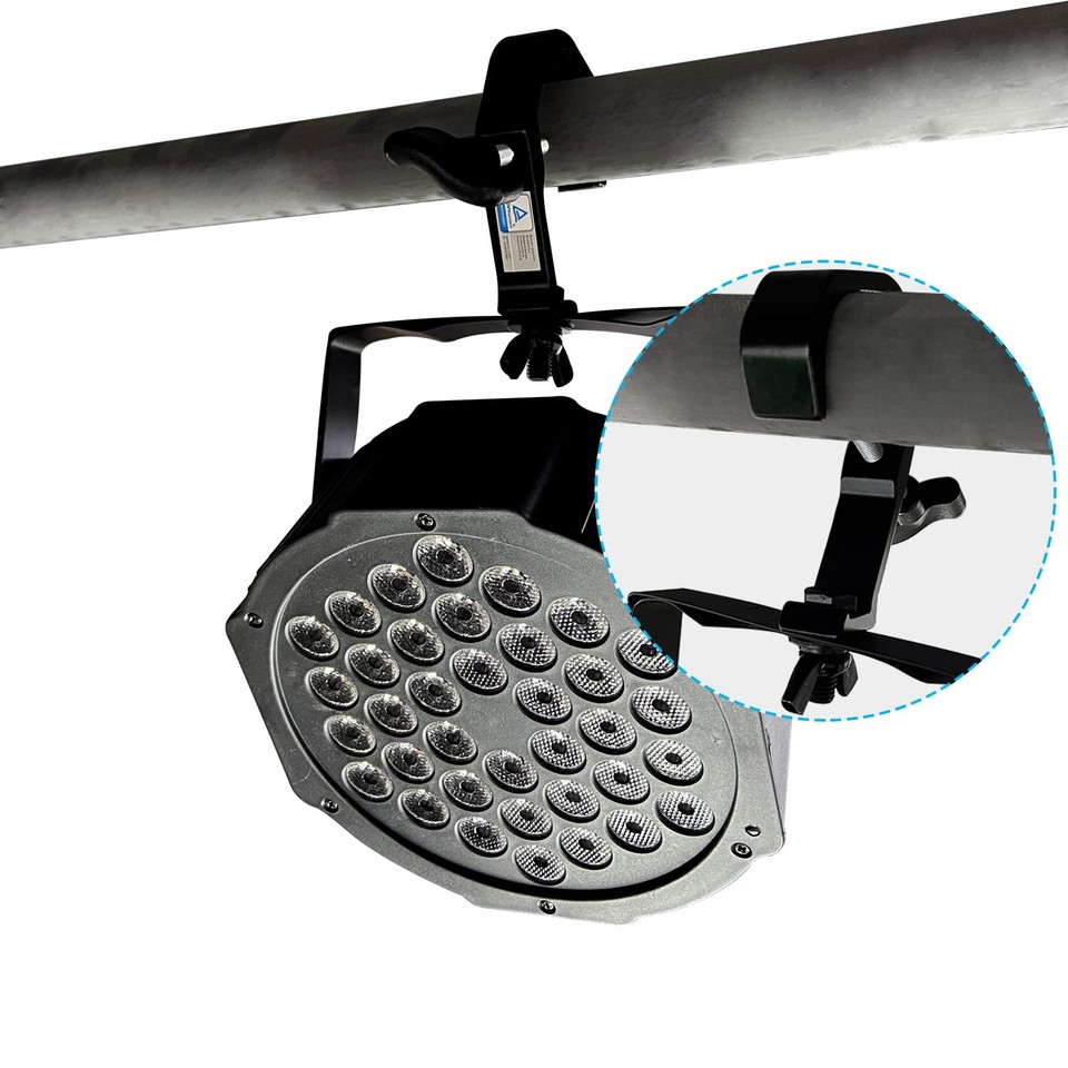 6 Pack Stage Light Clamp Hooks, Aluminum DJ Truss Clamps, LED PAR DJ ...