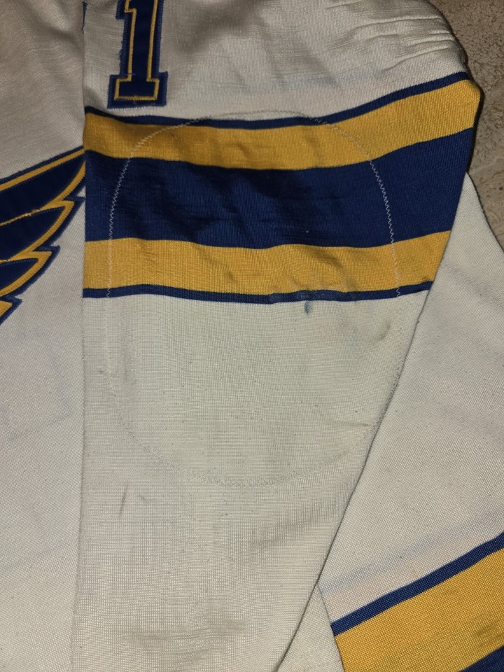 Vintage St. Louis Blues Mike Zuke 1979-1982 Game Worn Jersey | eBay