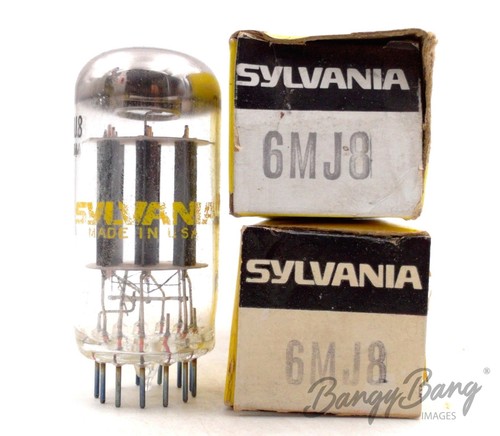 2 Sylvania 6MJ8 Compactron Triple Triode Color Matrixing TV Audio ...