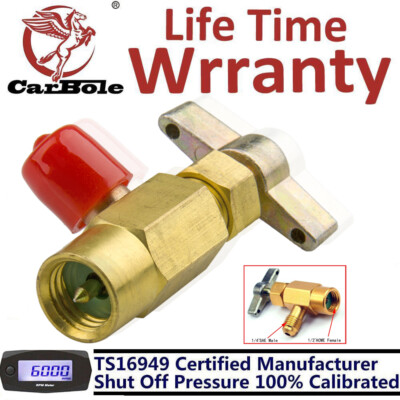 1/2" ACME AC Threaded Cans Tap Dispensing Valve Fitting manifold gauge ...