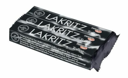 10x PERFETTI VAN MELLE LAKRITZ TOFFEE 123g - Weich - 3er Pack - Stangen ...