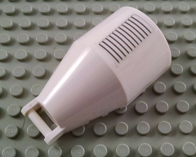 LEGO White 7x4x2 Round Windscreen with Star Wars Vent Sticker Pattern ...