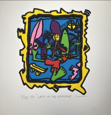 “Last Of The Weekend ” By Robert Turano 3-D Lithograph (James Rizzi ...