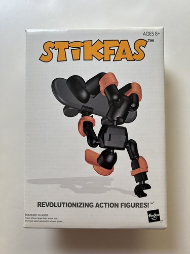 STIKFAS DELTA BOY EXTREME AFK7 FIGURE BLACK SEALED NIB HASBRO MISTER ...