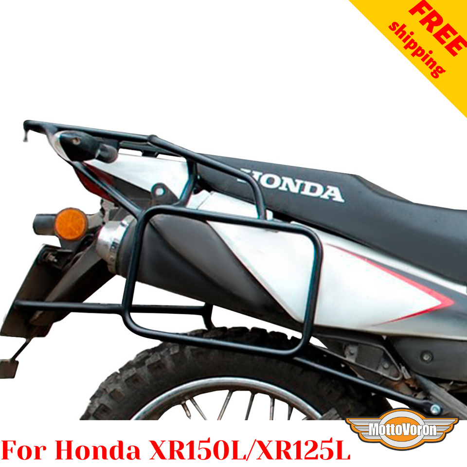 For Honda XR150L Luggage rack system XR 125 pannier rack for soft bags ...