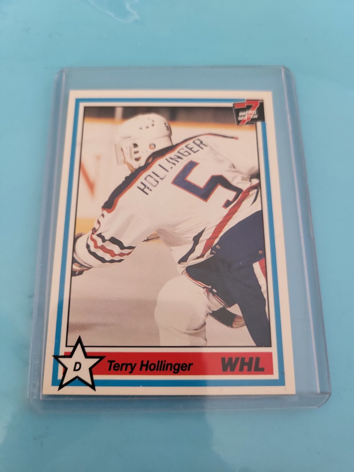 1990-91 7th Inning Sketch WHL #165 TERRY HOLLINGER REGINA PATS | eBay