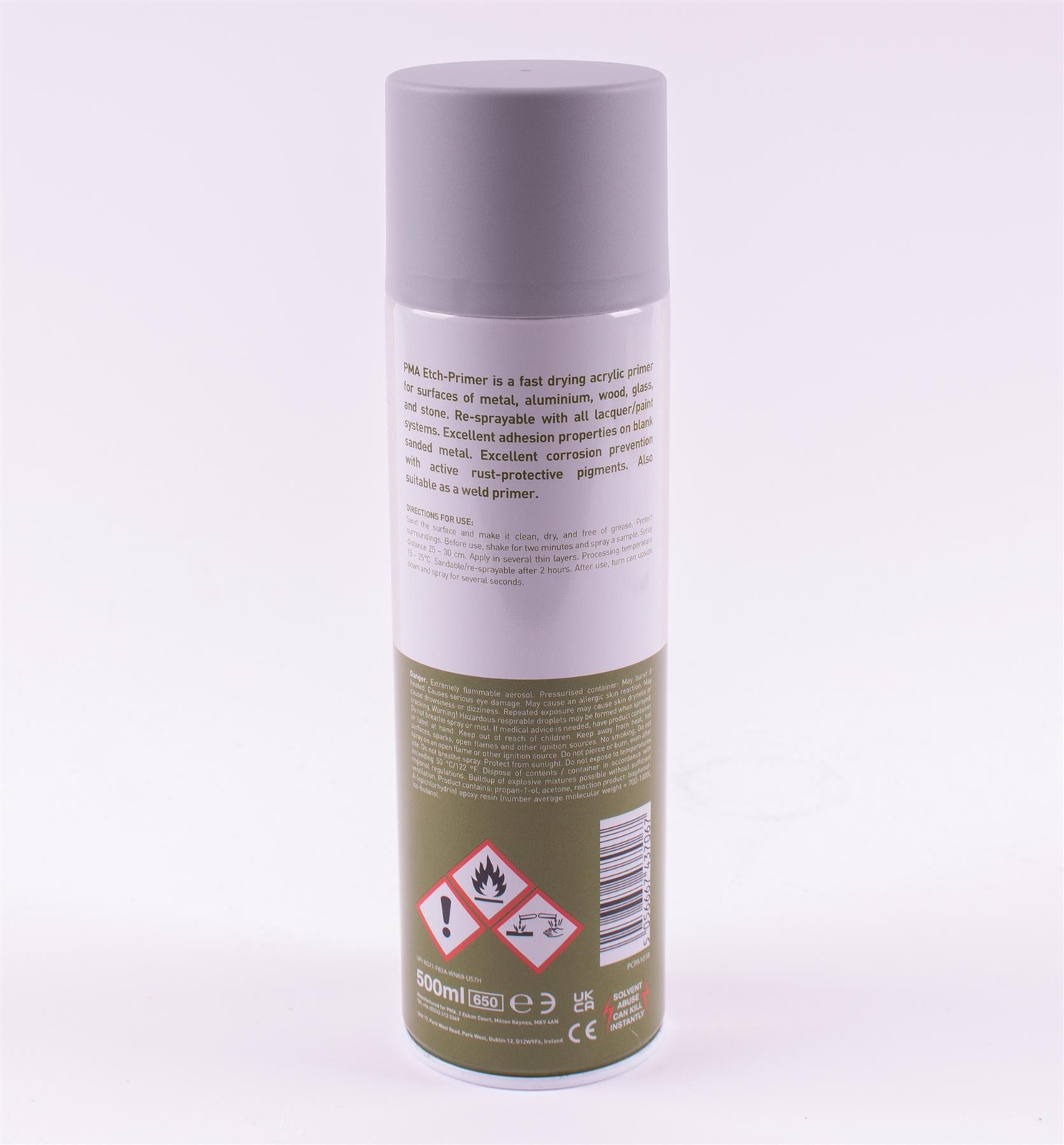 2x PMA PROFESSIONAL ACID ETCH PRIMER AEROSOL 500ML FOR ALUMINIUM 2 PACK ...