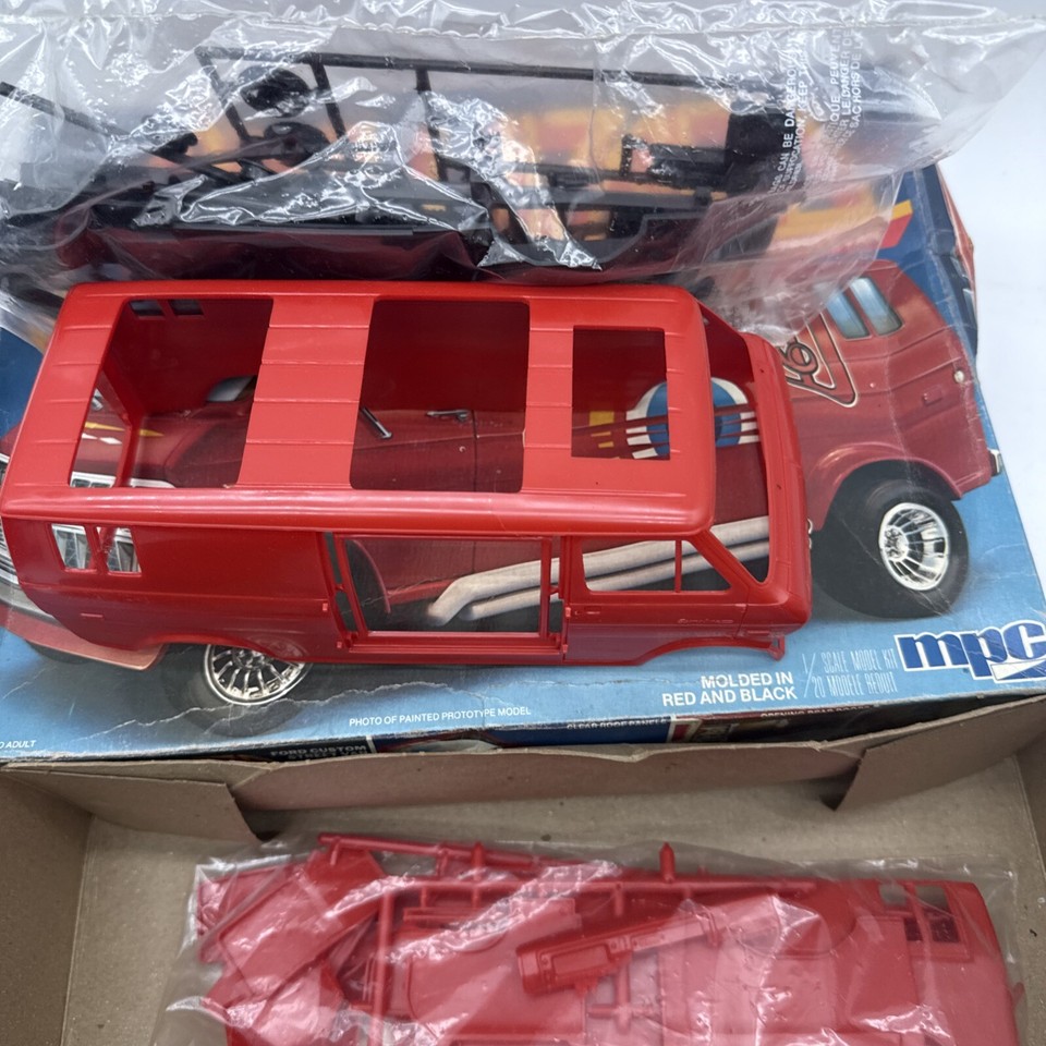 MPC 3006 Wizard Ford Econoline Custom Street Van Vintage 1/20 McM 1981 ...