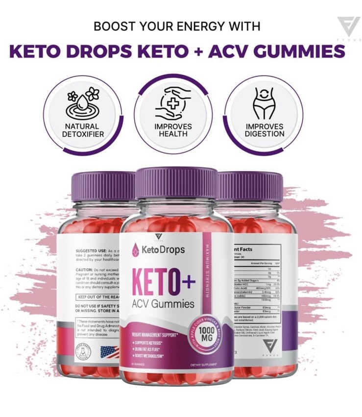 Keto Drops - Keto ACV Gummies - Weight Management Support - Fyvus ...