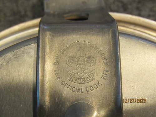 Vintage BOY SCOUTS OF AMERICA Camping Aluminum MESS KIT Official BSA ...