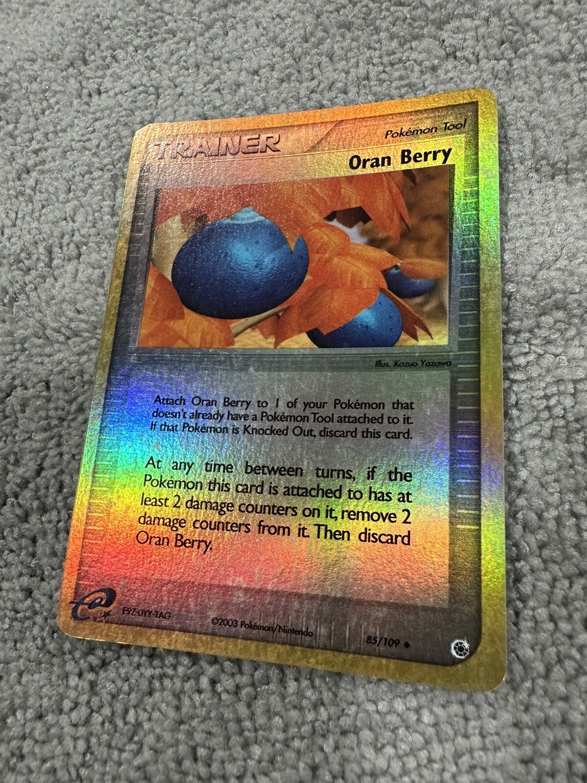 Pok%C3%A9mon+TCG+Oran+Berry+EX+Ruby+and+Sapphire+85%2F109+Reverse+Holo ...