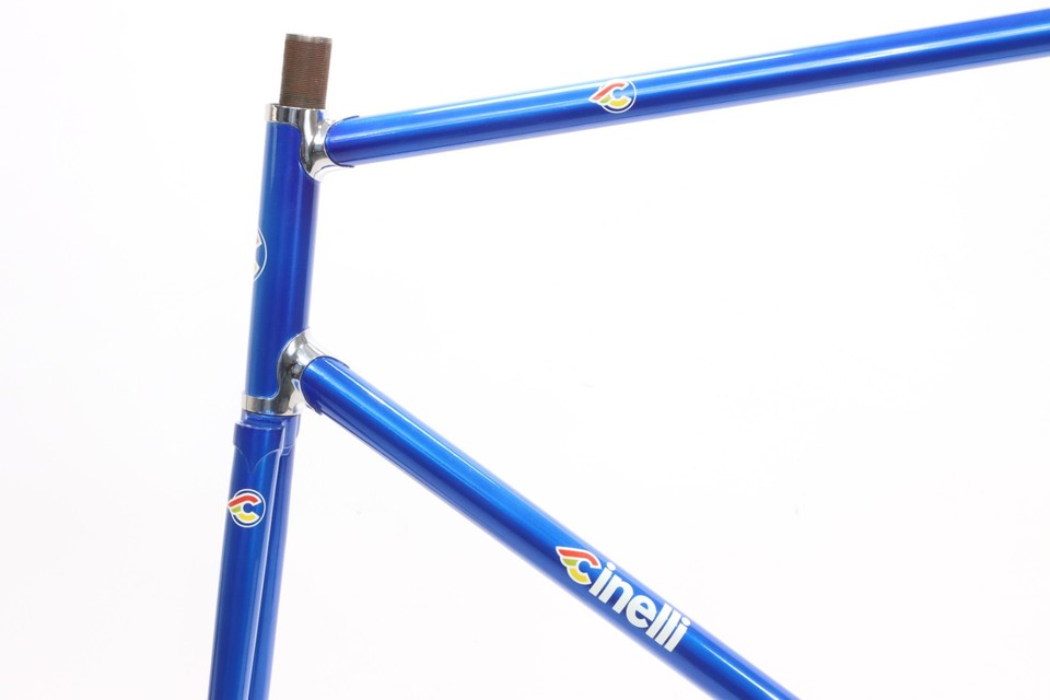 Cinelli Supercorsa PISTA TRACK Frameset 57.5cm China Blue Columbus SLX ...