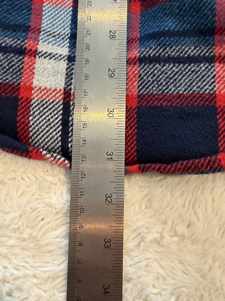 Relwen Plaid Flannel Shirt Medium Short Jacket Shacket | eBay