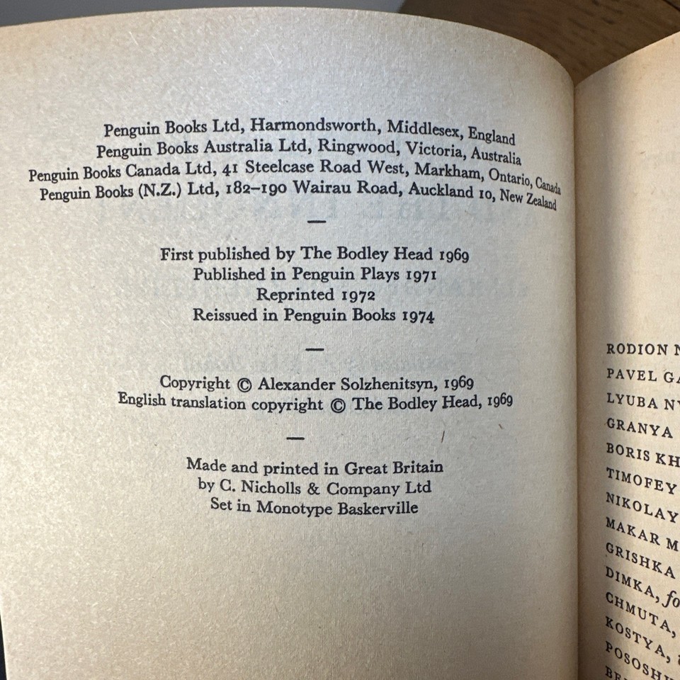 Alexander Solzhenitsyn UK 6 Vol Slipcased Penguin PB Set - Vintage VGC ...