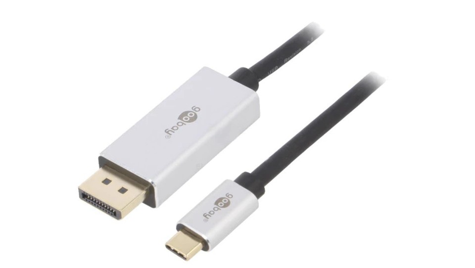 USBC-DP-3M Adapter DisplayPort 1.4, HDCP 2.2 DisplayPort wtyk, USB C ...