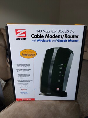 Zoom 5354 Cable Modem/Router | eBay