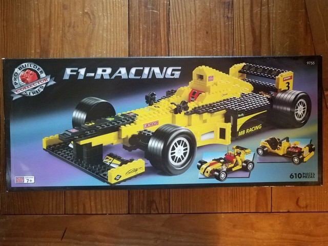 Mega Bloks F1 Racing Set 9755 Pro Builder Series Vintage 610pcs 1999 ...