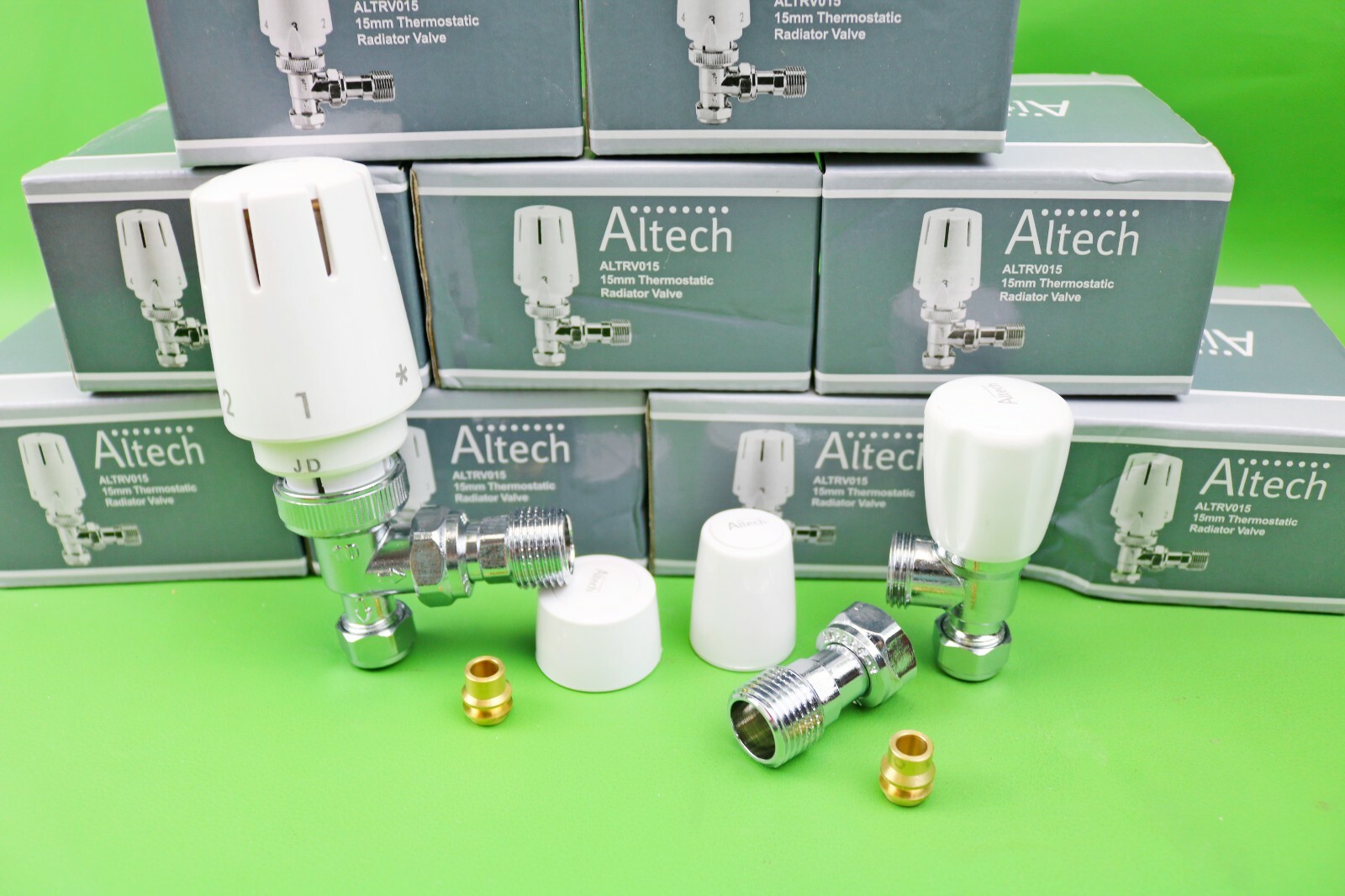 Altech 15mm or 8mm/10mm Angled TRV or Lockshield or Drain Off | eBay UK