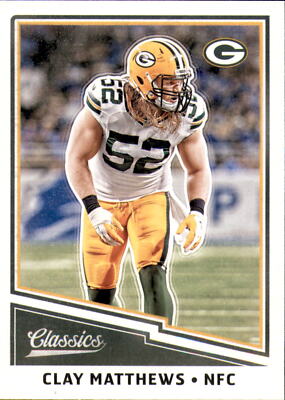 2017 Classics Glossy #82 Clay Matthews Card | eBay