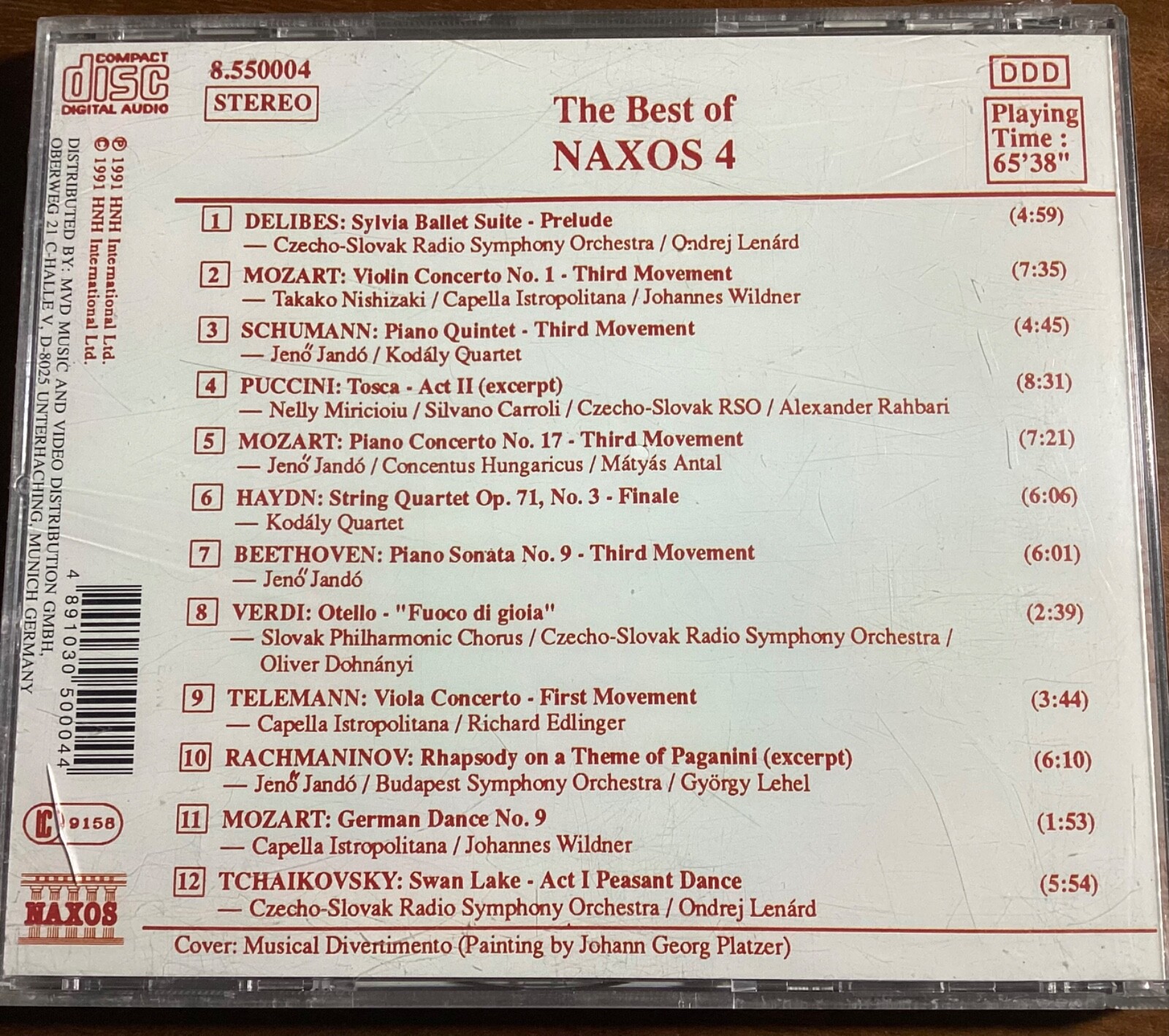 Best of Naxos Vol 4 by Nelly Miricioiu, Takako Nishizaki, Jenö Jandó ...