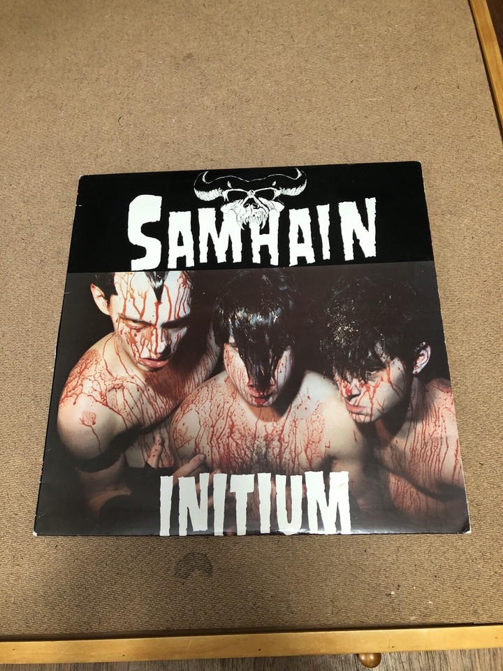 Samhain Initium ORIGINAL TRANSLUCENT Vinyl LP Small Ring Misfits Danzig ...