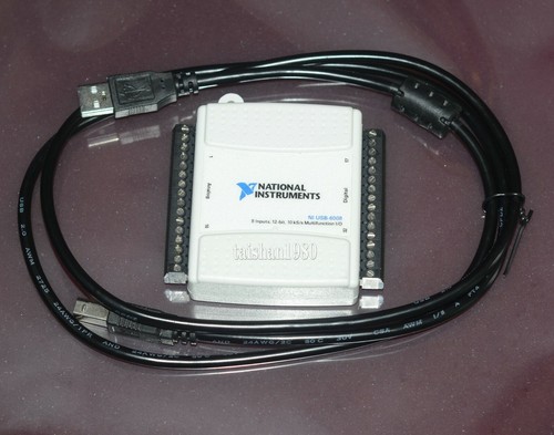 Tarjeta de adquisición de datos National Instruments USB-6008, NI DAQ ...