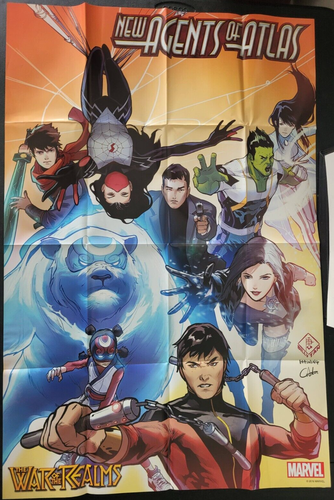 NEW AGENTS OF ATLAS PROMO POSTER 2018 MARVEL COMICS 24x36 NEW UNUSED | eBay