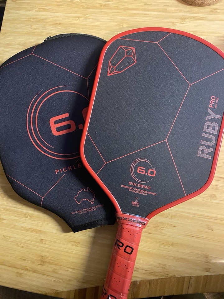 6.0 six zero RUBY PRO - NEW Pickleball paddle 14mm | eBay