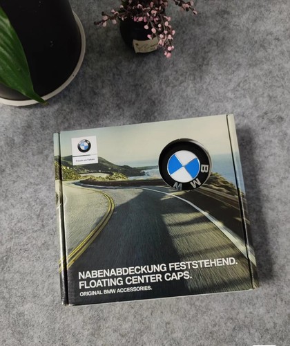 4 BMW 36122455268 NEW BMW GENUINE FLOATING WHEEL CENTER COVER HUB CAPS ...