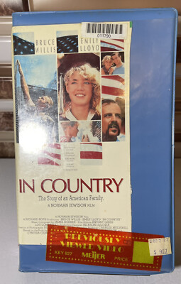 In Country VHS Bruce Willis, Emily Lloyd; Norman Jewison Clam Shell Rental Case 85391188834| eBay