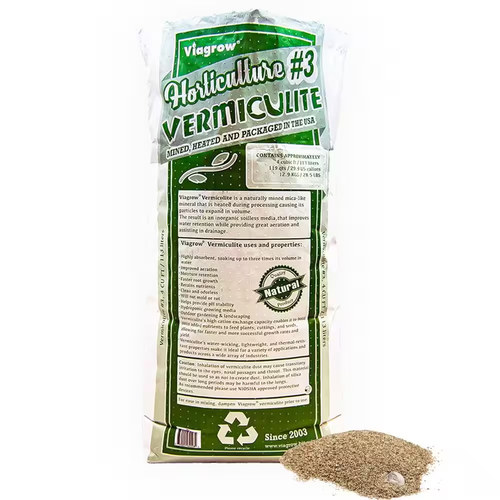 NEW Horticultural Vermiculite 4 Cu. Ft. 29.9 Gal./113 L Natural Soil ...