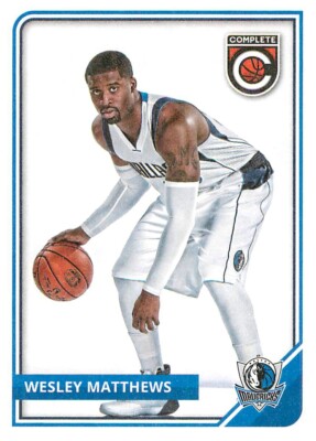 2015-16 Panini Complete #30 Wesley Matthews MAVRICKS | eBay