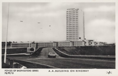Postcard Pamlin Prints FB/PP/13 - Basingstoke AA Building on Ringway ...
