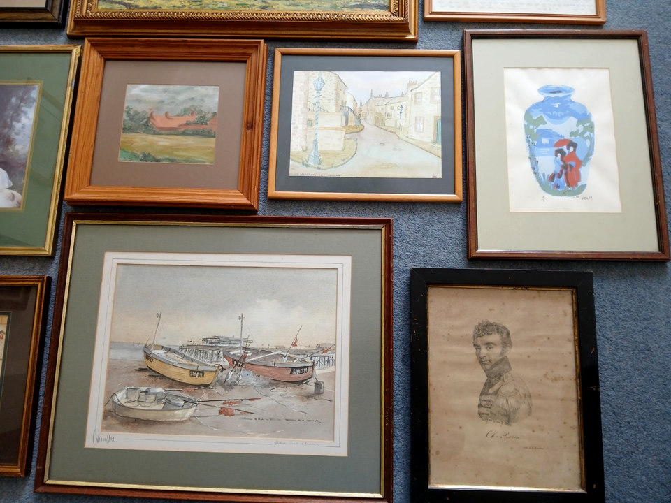 10 SEA STILL LIFE COUNTRYSIDE HISTORY CURFEW - Prints Watercolours Etch ...
