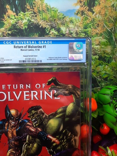 Return of Wolverine #1 CGC 9.0 EXCLUSIVE Limited SUAYAN Incredible Hulk ...
