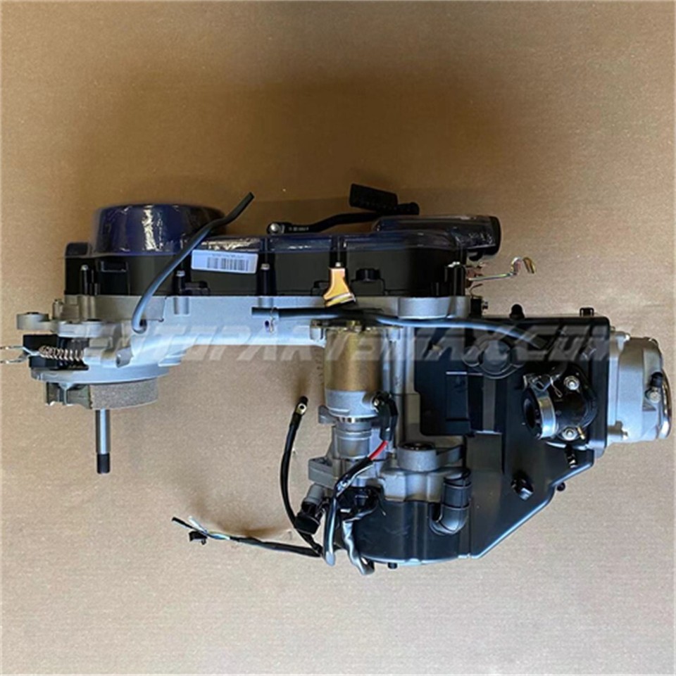 GY6 150cc Scooter Engine Motor Long Case CVT Auto Clutch Electric Kick ...