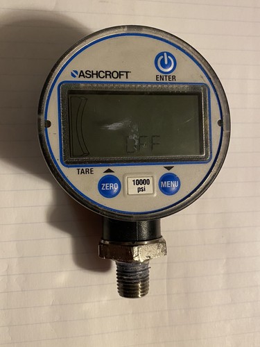 Ashcroft Digital Pressure Vacuum Gauge Backlight Stainless Steel Sensor ...