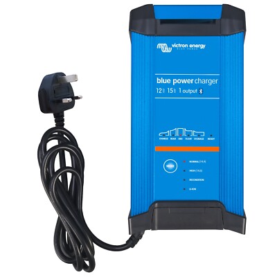 Victron 15A 12V Blue Smart IP22 mains battery charger with Bluetooth ...