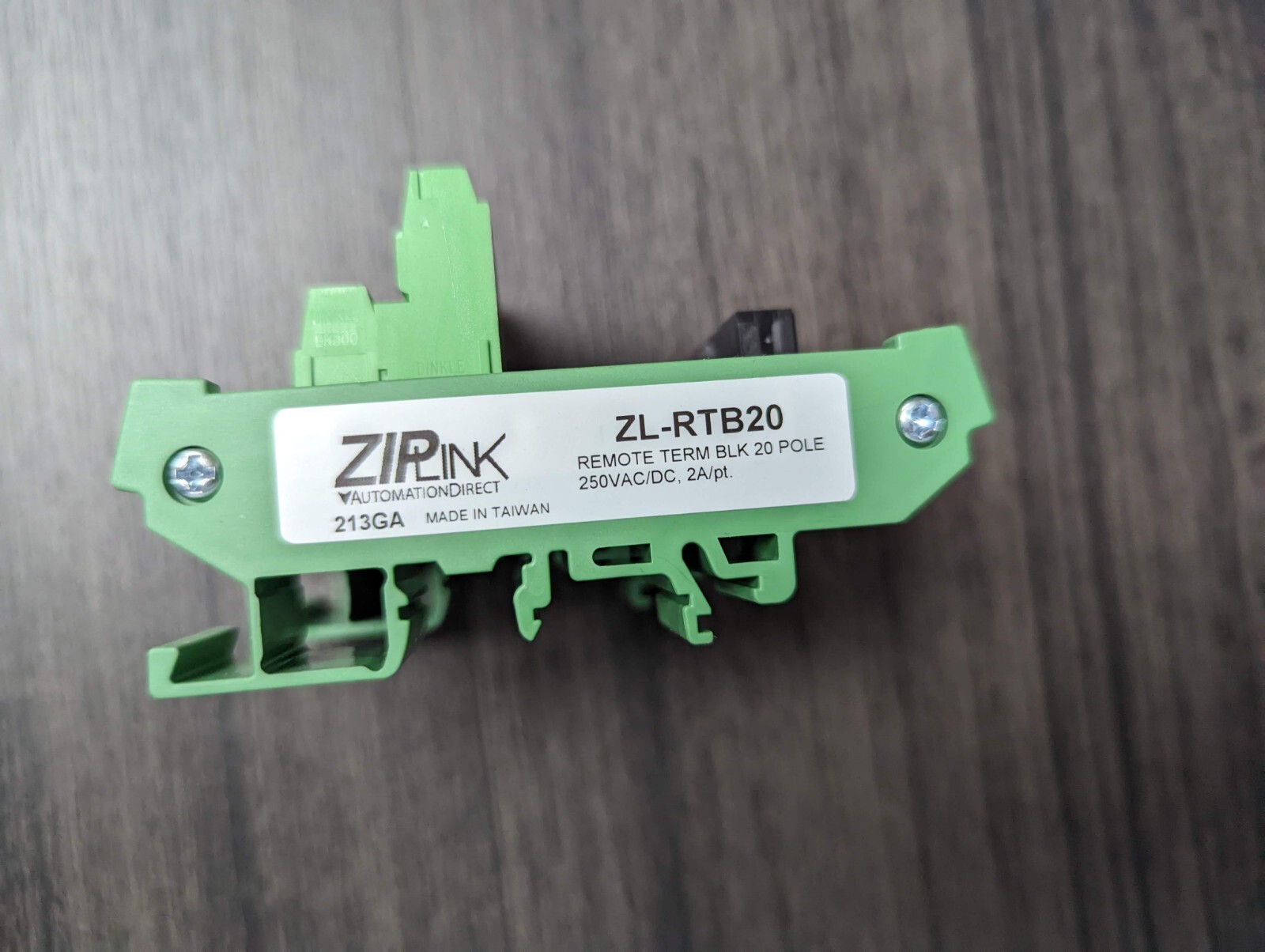 NEW IN BOX! AUTOMATION DIRECT ZIPLINK 20-PIN REMOTE TERMINAL BLOCK ZL ...
