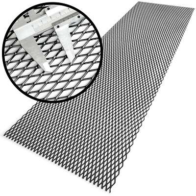 Alu Racing Gitter | 100*33 cm schwarz | Masche 10*20 mm | Auto Tuning ...