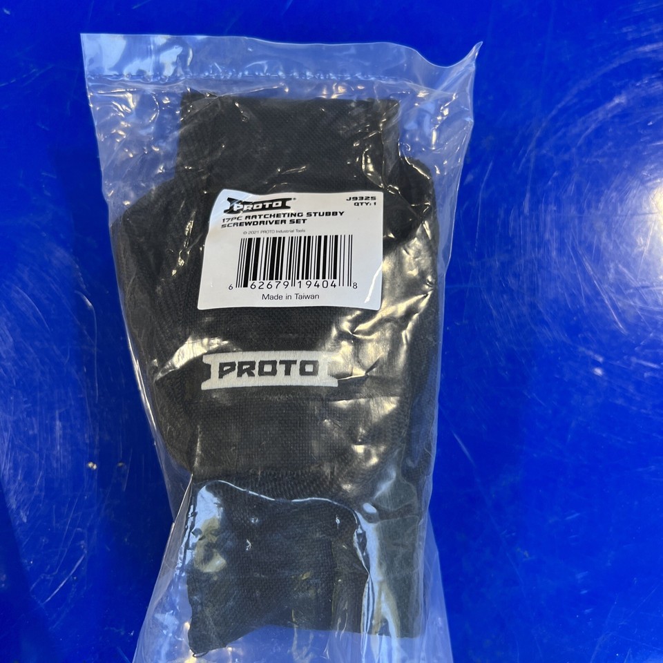 Proto 17pc Stubby Ratcheting Screwdriver Set w/ Case J9325 NEW | eBay