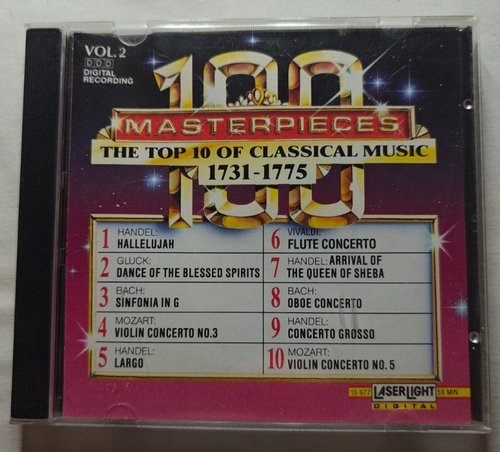 The Top 10 of Classical Music, 1731-1775- 100 Masterpieces Vol. 2 (CD ...