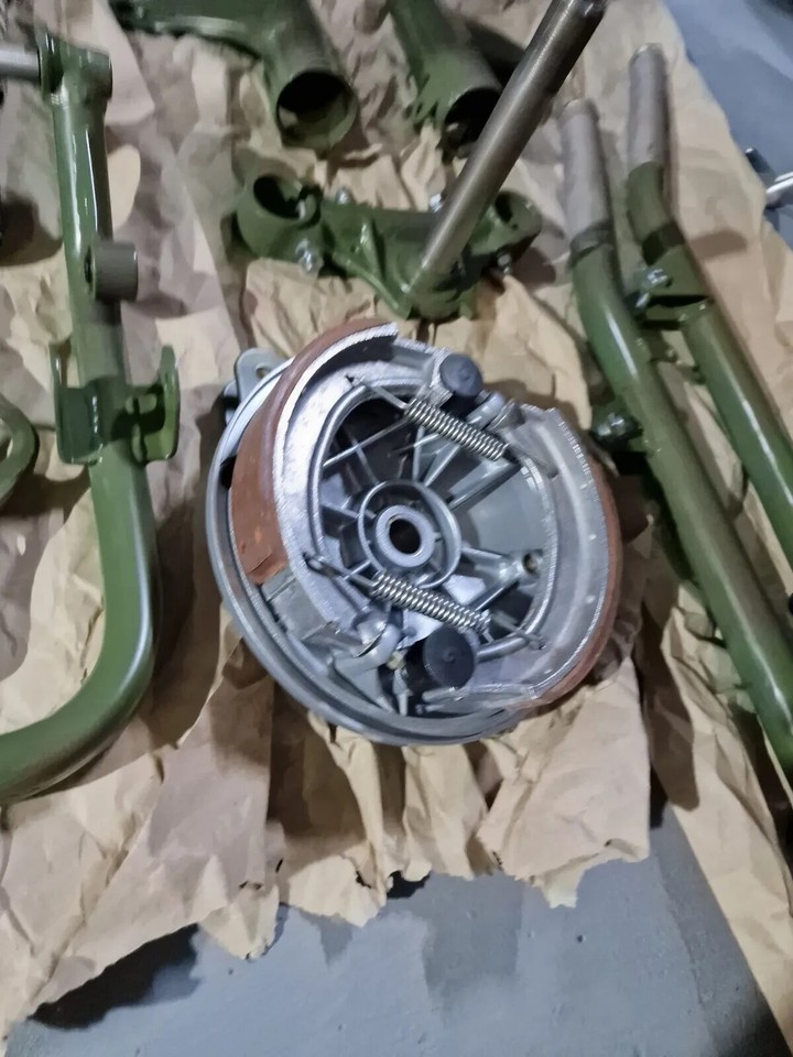 SWING FORK FRONT URAL DNEPR MT front fork (front swing, drum brake) NEW ...