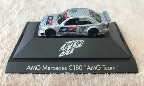 AMG Mercedes C180 DTM 1997 Scale 1/43 Silver Minicar | eBay