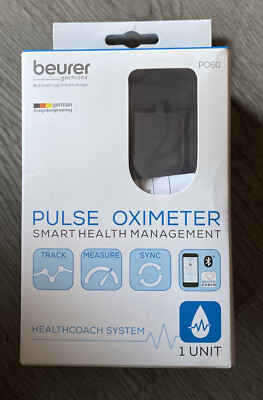 Beurer Bluetooth Fingertip Pulse Oximeter, PO60- Blood Oxygen&Heart ...