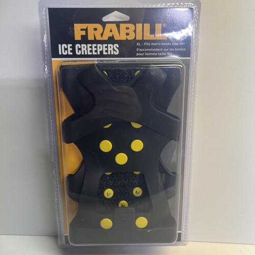 Frabill Ice Creepers Crampons Cleats Winter Grip Sole Fishing XL Fits ...