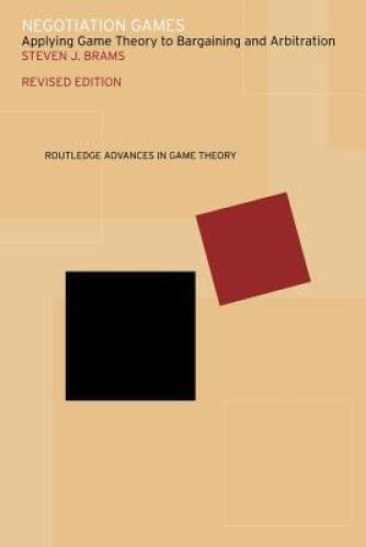 Negotiation Games (Routledge Advances in Game Theory) - Paperback ...